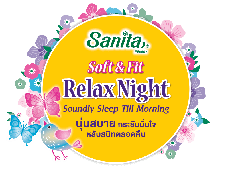Sanita Soft & Fit Relax Night 35 cm Wing - Night Use