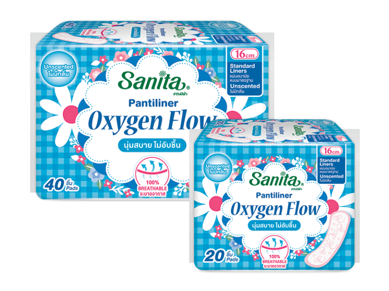 Sanita Pantiliner Oxygen Flow 16 cm (Daily Use)